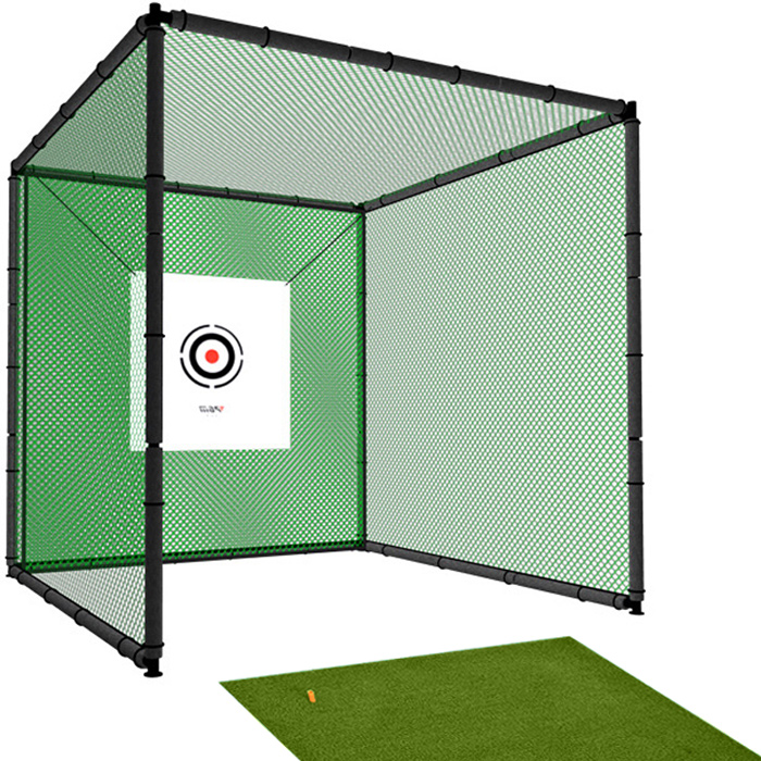 Hillman PGM 3m Heavy Duty Golf Practice Cage and Large Deluxe Practice ...